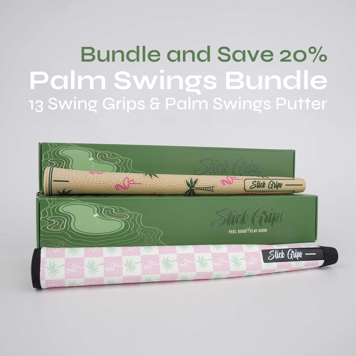 Palm Swings Grips & Putter Bundle – Stick Grips