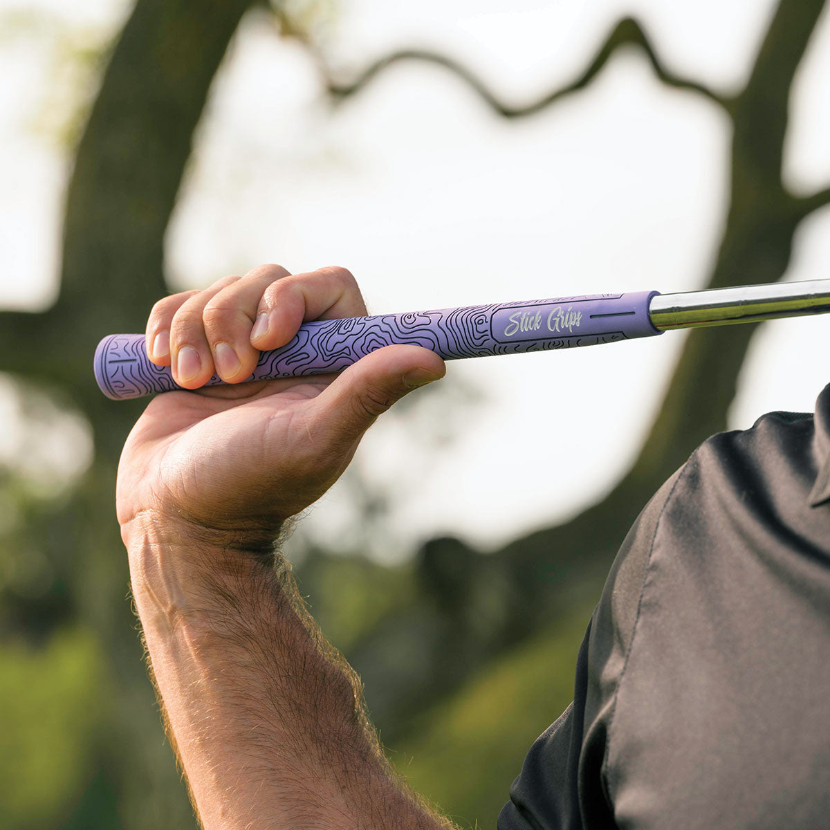 Shop Topography Golf Grips Standard - Stick Grips - Dark Blue